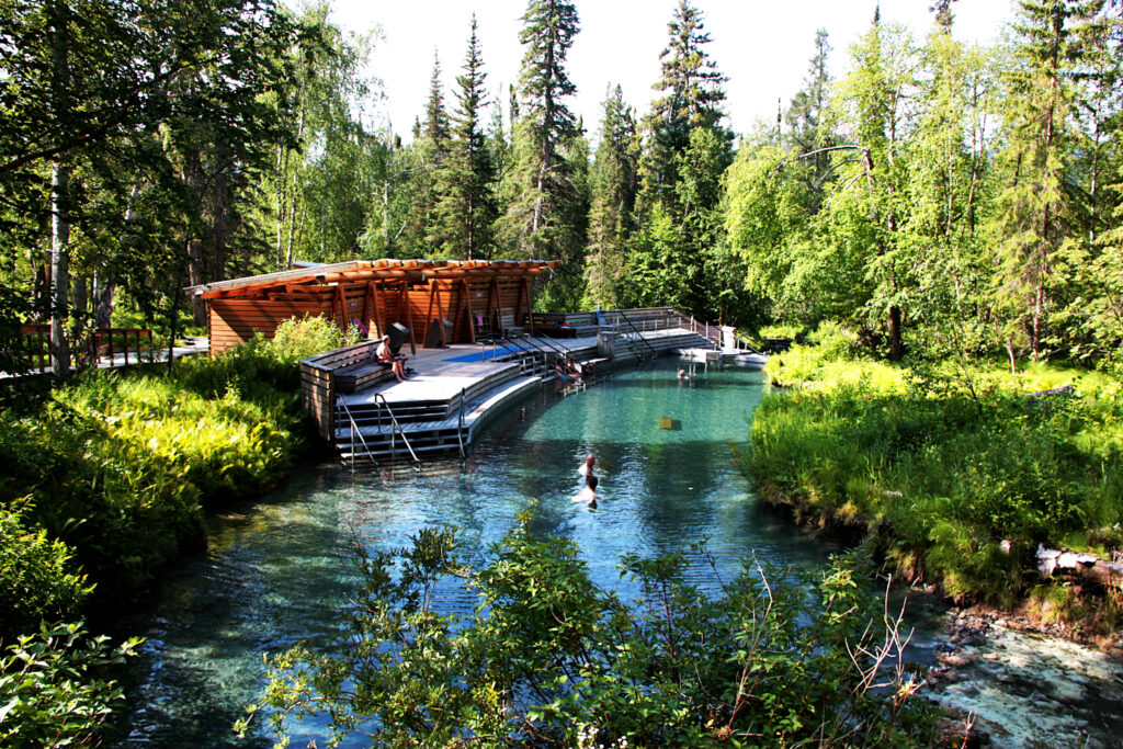 Relaxing day at Liard Hot Springs - travelsinflipflops